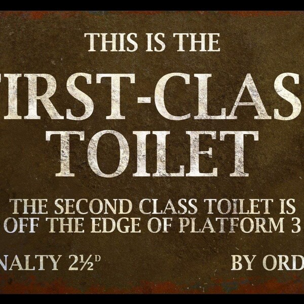 Metal Train Signs - Etsy UK