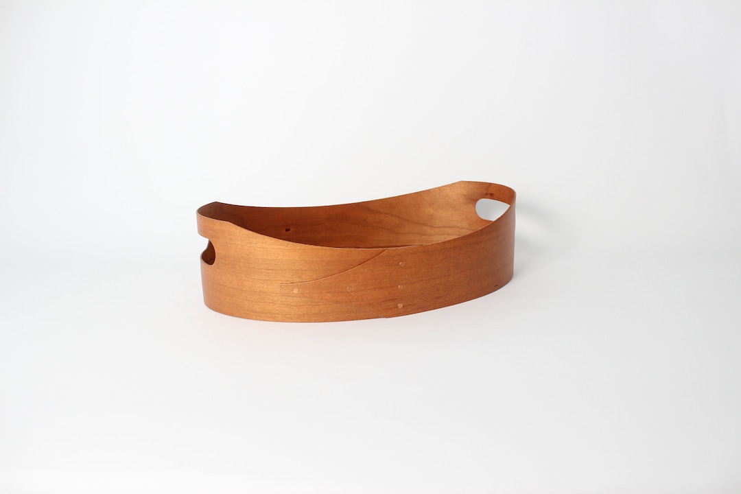 Cherry Shaker Oval Tray W/ Handles - Etsy