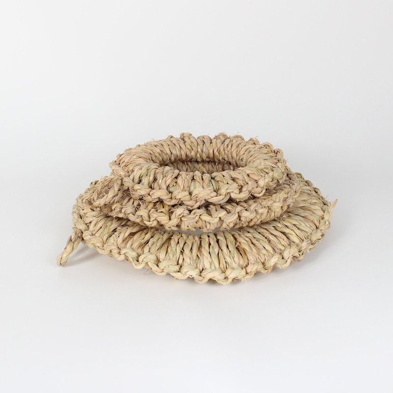 Straw Trivets - Etsy