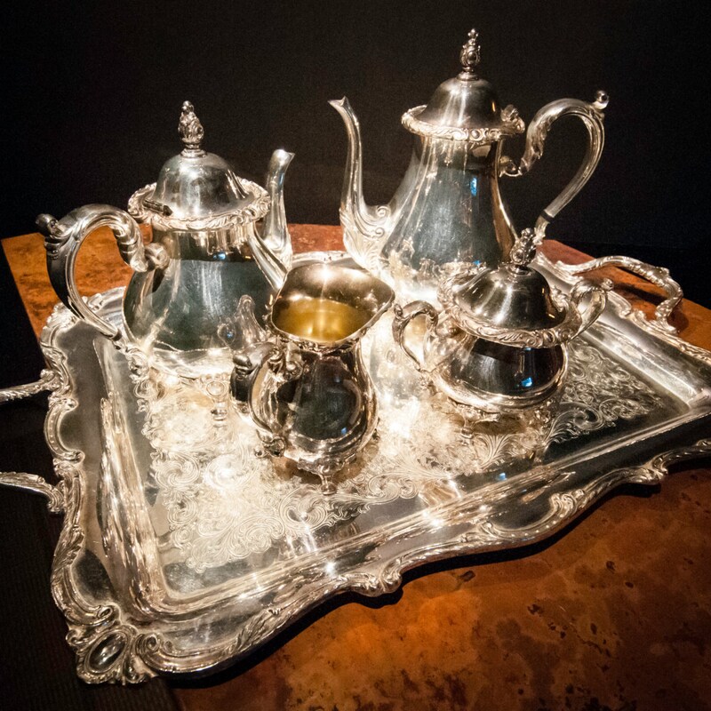 Silver Plate Tea Set - Etsy