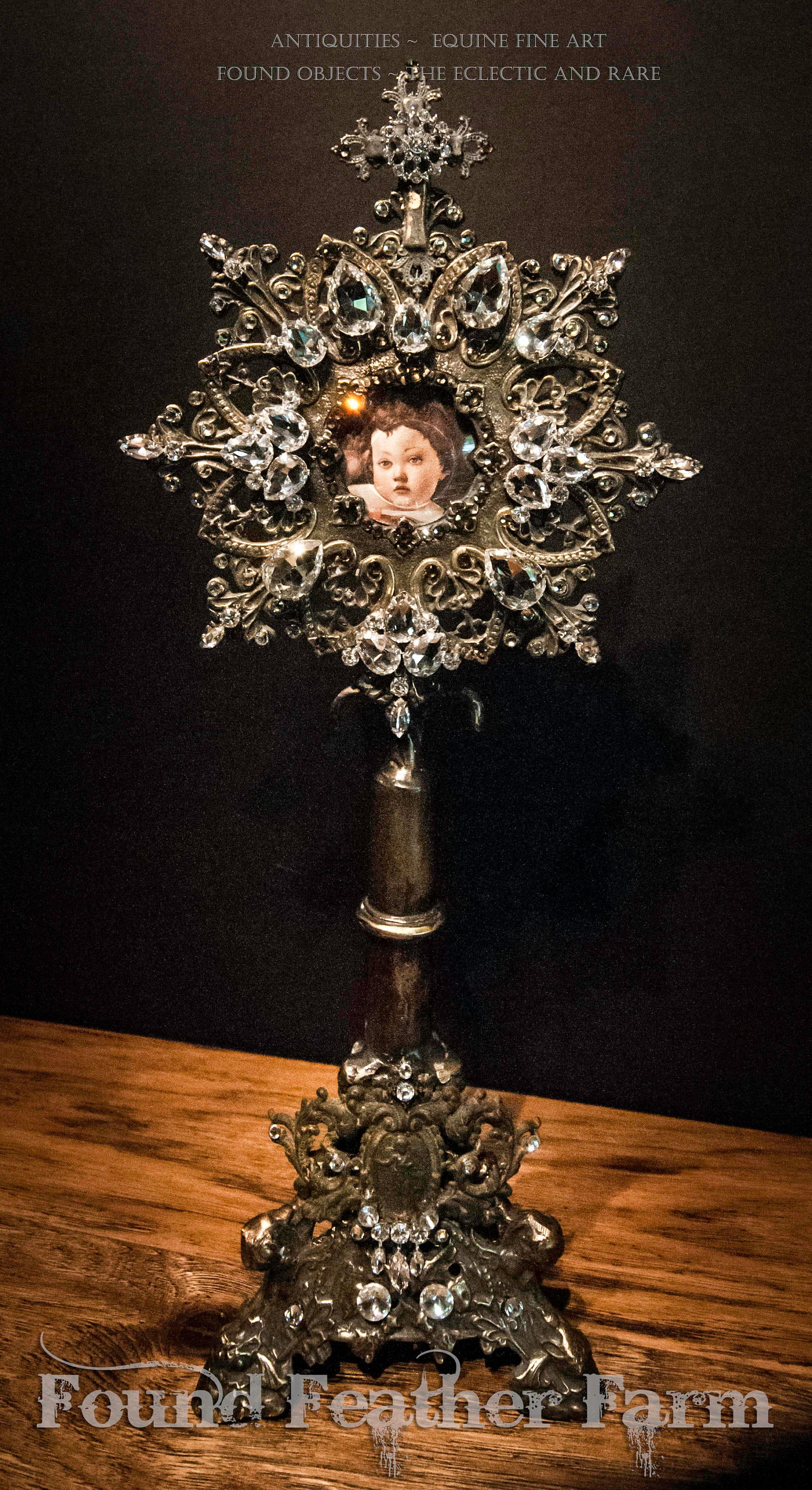Reserved for David ~ Spectacular One of a Kind Bronze and Brass Altar ...