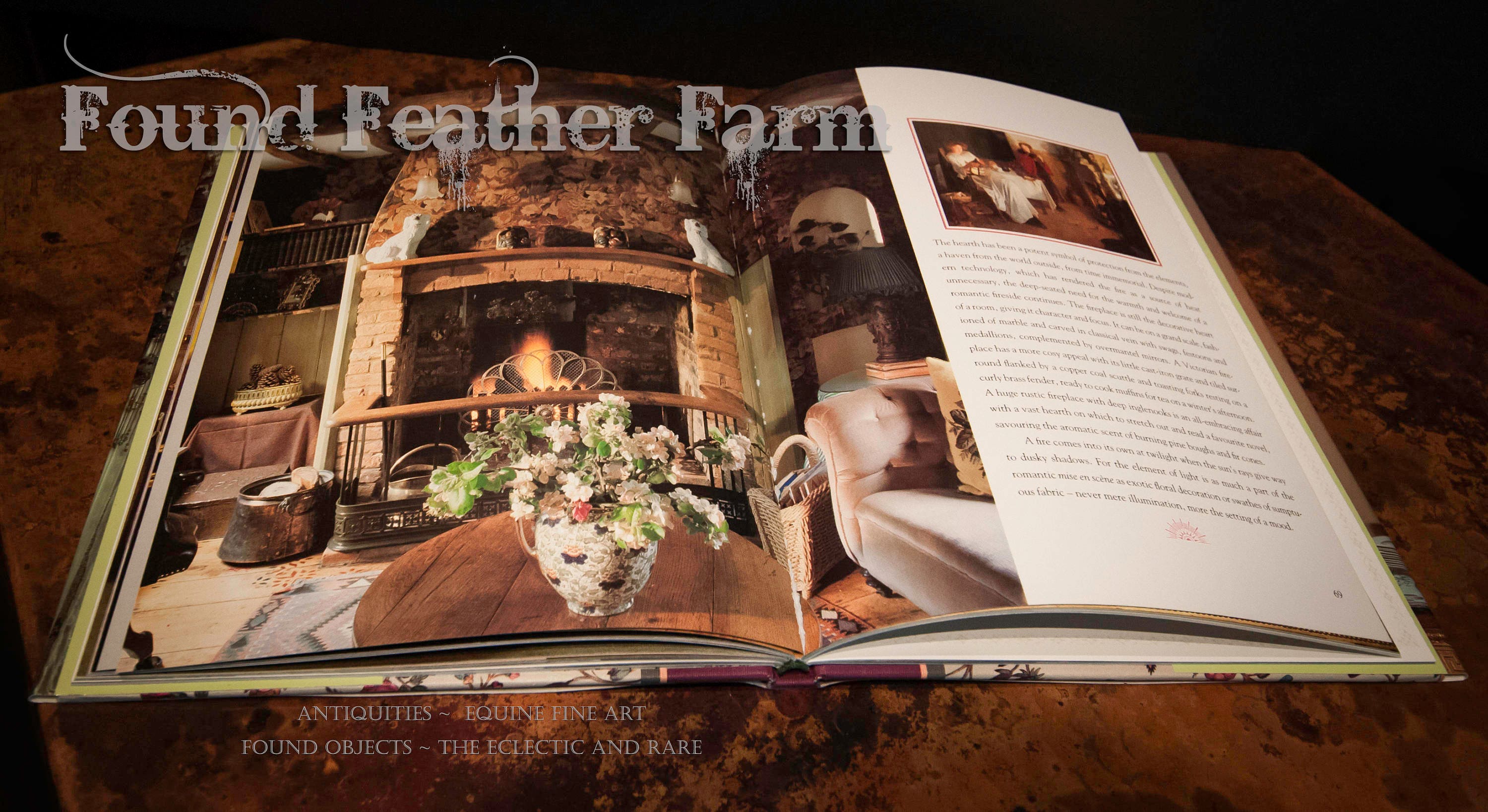 Vintage Hard Cover Romantic Style Tabletop Book Circa 1990