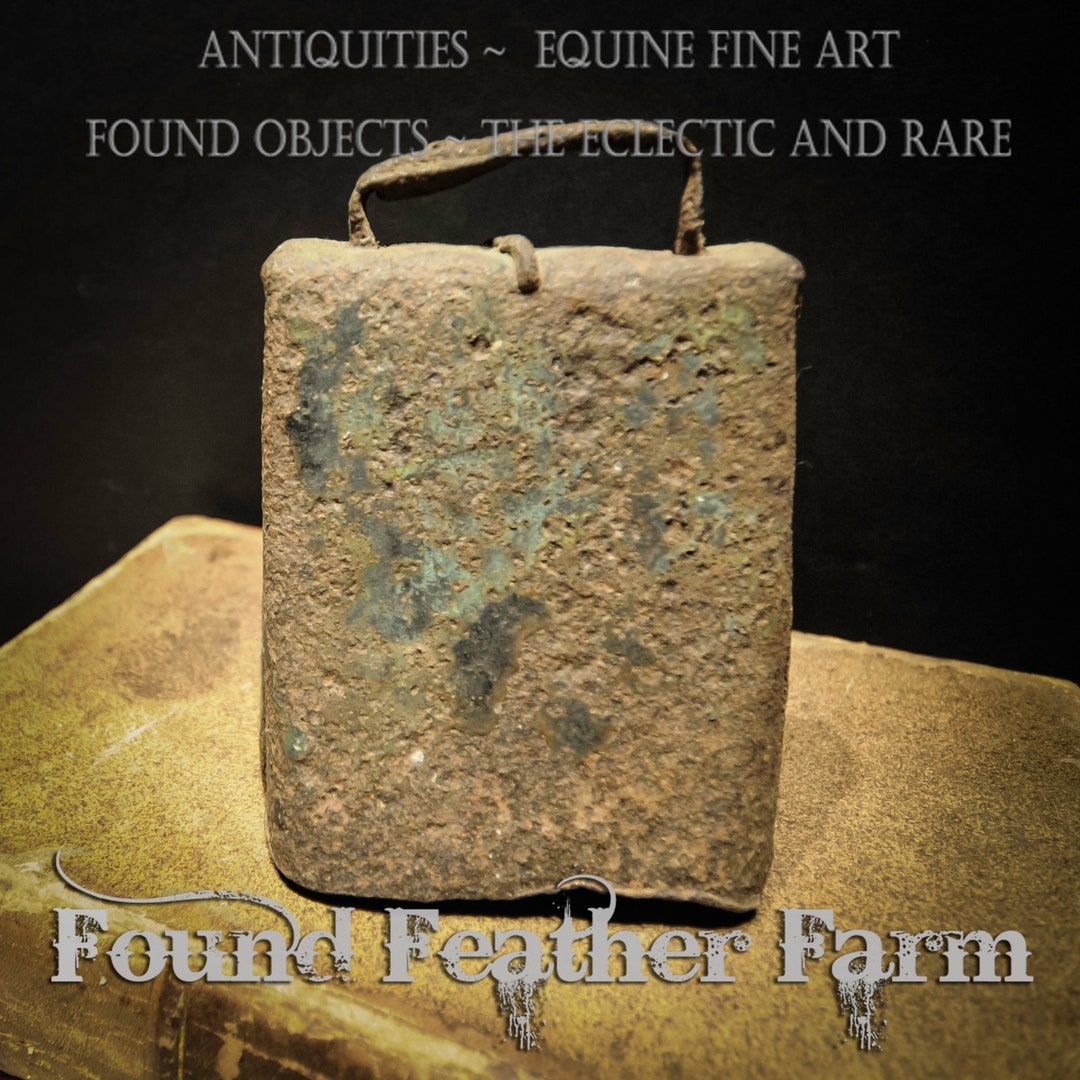 Antique Rusted Iron Cow or Goat Bell With an Original Iron Clapper - Etsy