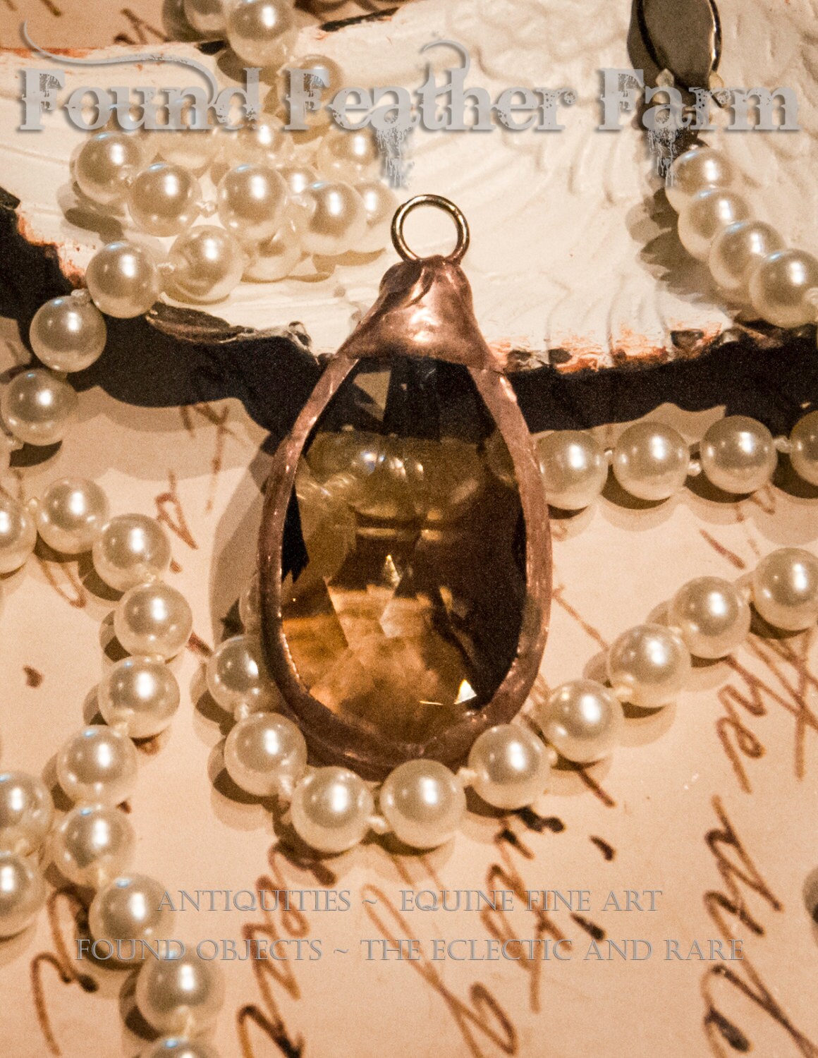 Handmade Soldered Crystal Pendant, Bohemian Jewelry Pendant