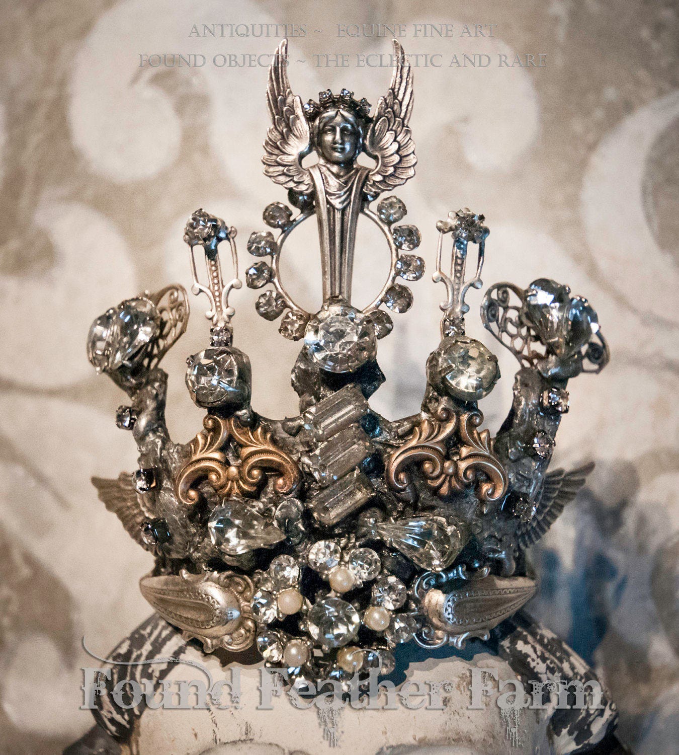 An Exquisite Handmade Original Jeweled Crown