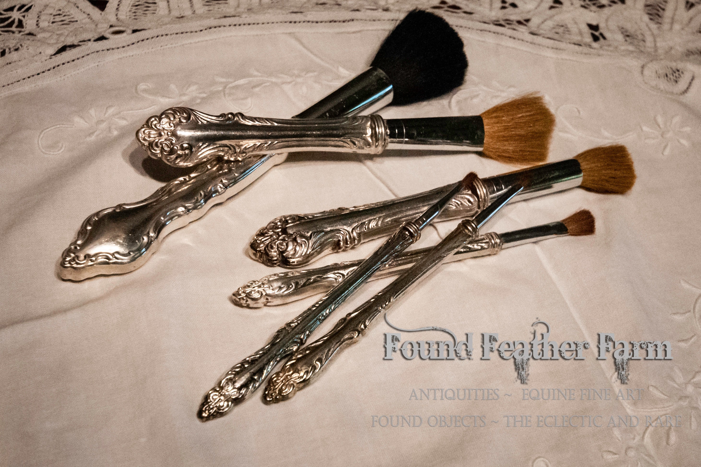 Reserved for Canada ~ Set of Six Vintage Sterling Silver Repousse ...