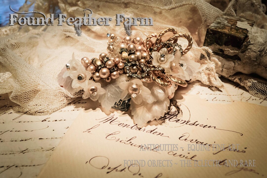 Vintage Elegant French Hair Clasp - Etsy