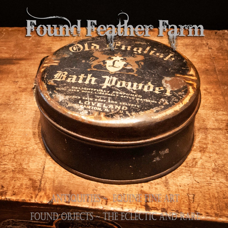 Antique Old English Bath Powder Tin From the Early 1900's - Etsy
