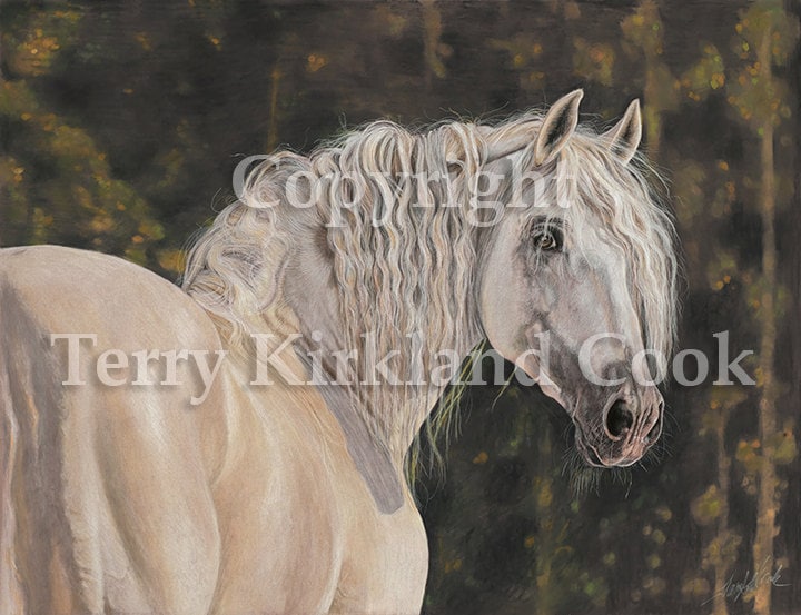 Looking Back ~ Fine Art Giclee Print of an Original Copyrighted ...