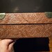 Embosed Faux Leather Box With Brass Corners - Etsy