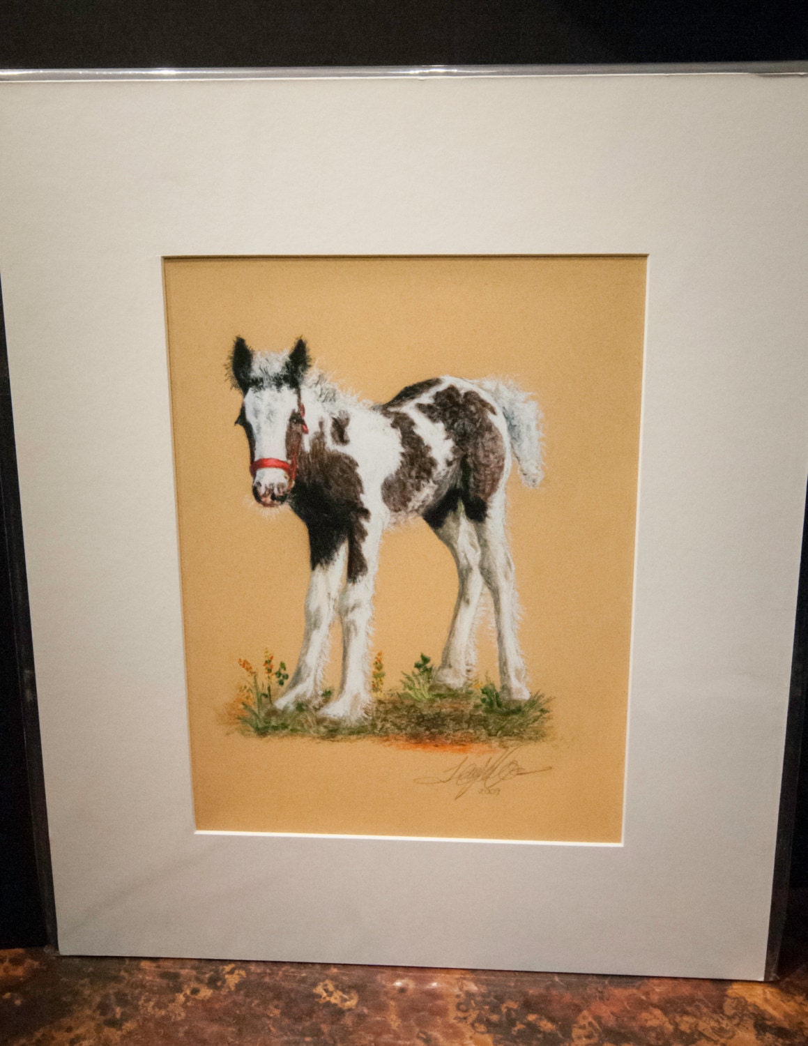 Fine Art Giclee Print by Terry Kirkland Cook The Red Halter