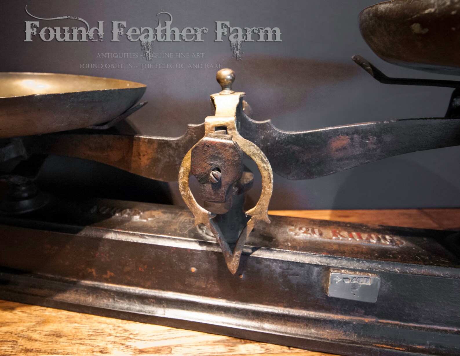 Antique French Heavy 20 Kilog Cast Iron and Brass Scale - Etsy