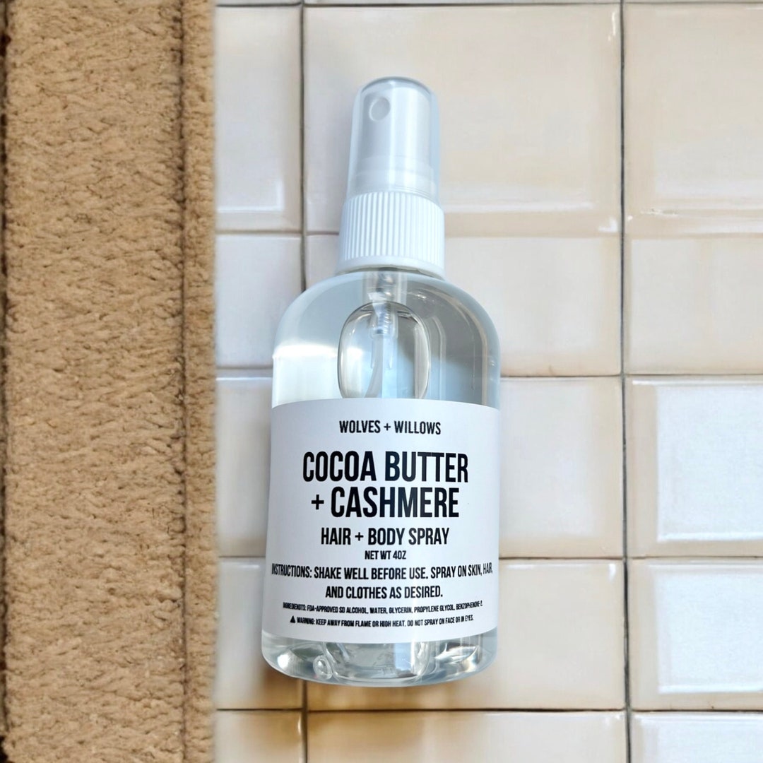 Cocoa Butter Cashmere Body Spray, Body Splash, Fragrance Mist, Body ...