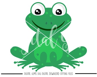 Frog svg | Etsy