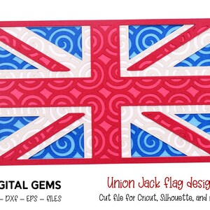 Union Jack Flag Svg / Dxf / Eps / Png Files. Digital Download ...