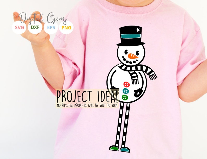 Snowman Snow Man Svg / Dxf / Eps / Png Files. Download. - Etsy