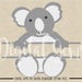 Koala Svg / Dxf / Eps / Png Files. Digital Download. Compatible With ...
