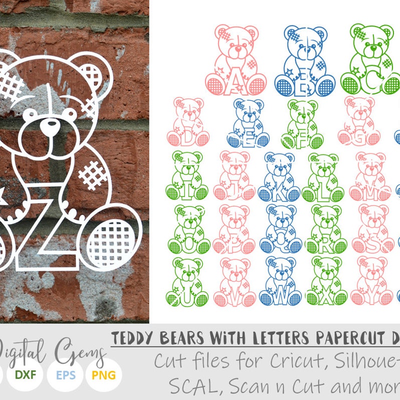 Bear Alphabet - Etsy