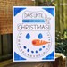 Christmas Countdown Snowman Insert Card Design. SVG File - Etsy UK