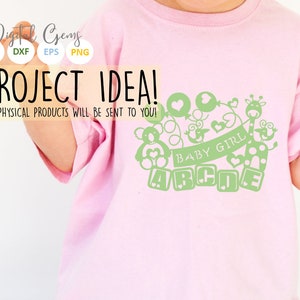 Baby Girl Paper Cut Design. Svg / Dxf / Eps / Files and Pdf / Png ...