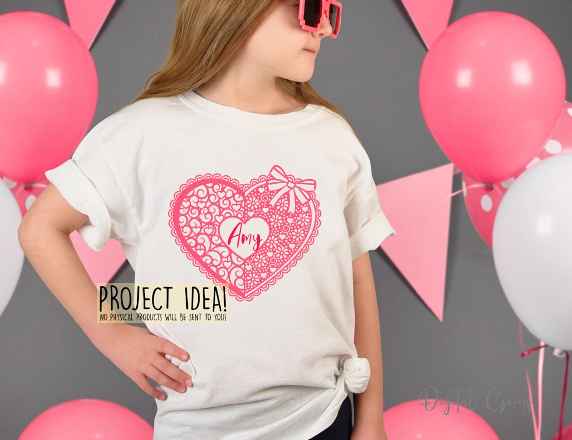 Love Heart Paper Cut Design. Svg / Dxf / Eps / Png Files and | Etsy