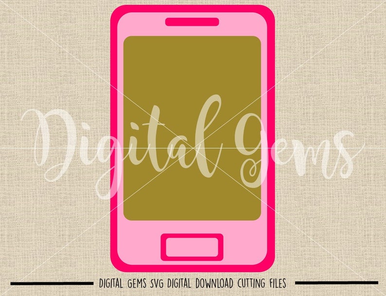 Mobile Phone / Cell Phone Svg / Dxf / Eps / Png Files. Digital - Etsy
