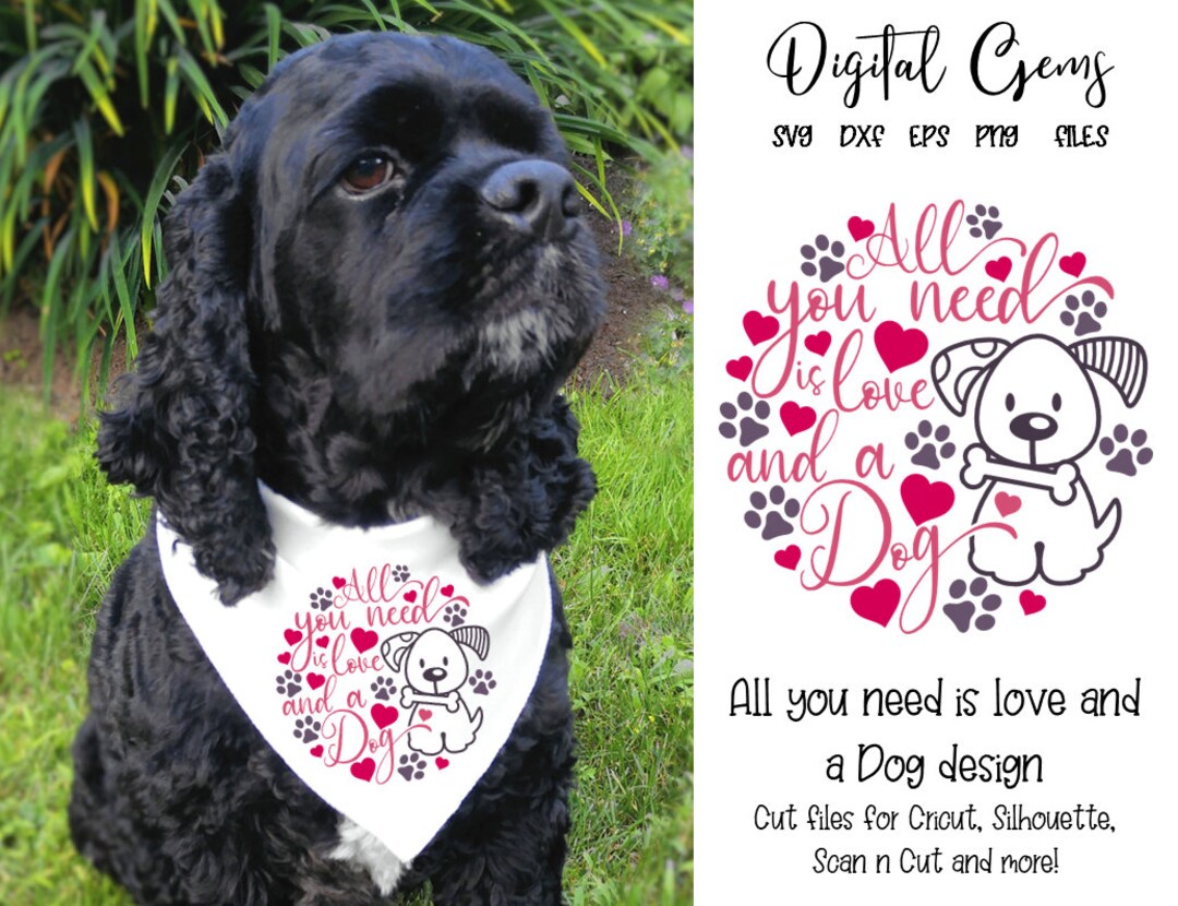 Dog Design. Svg / Dxf / Eps / Png Files. Digital Download. Compatible ...