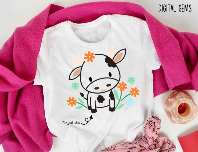 Cow Svg / Dxf / Eps / Png Files. Digital Download. Compatible With ...