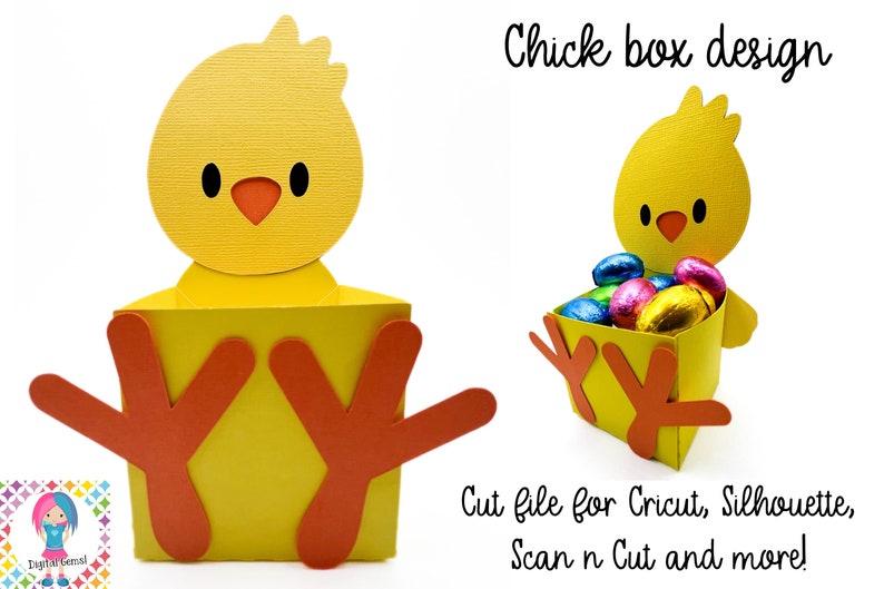Chick Belly Box SVG: Paper Craft Template (digital Download) - Etsy