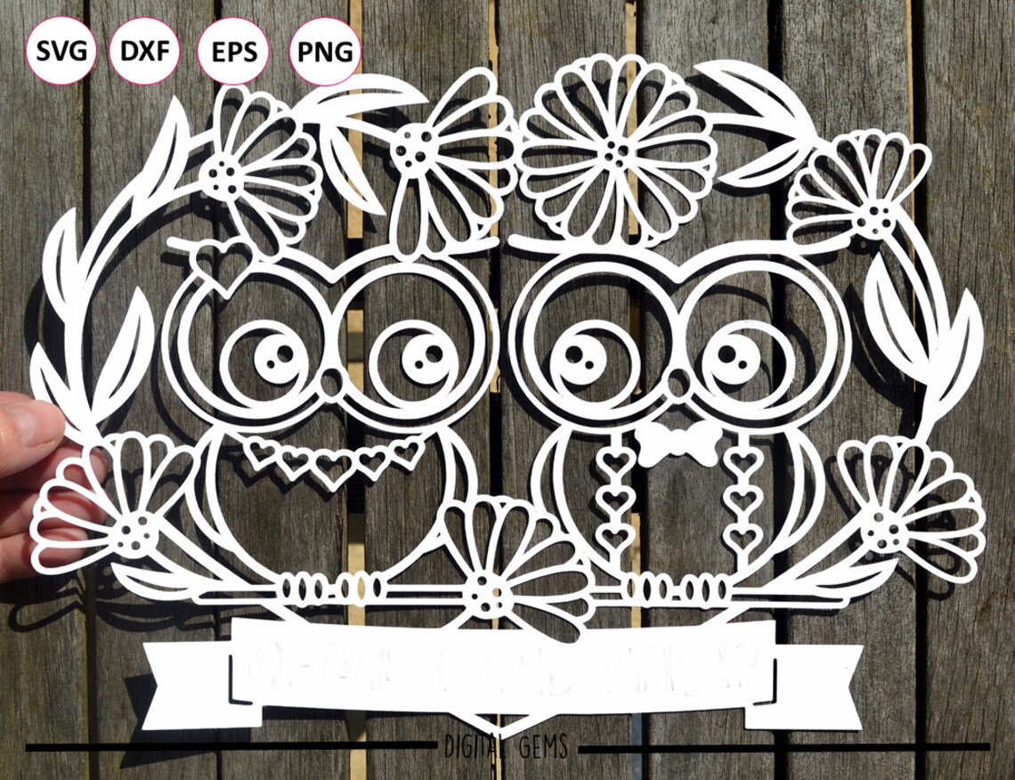 Owl Paper Cut Svg / Dxf / Eps / Files and Pdf / Png Print Out | Etsy