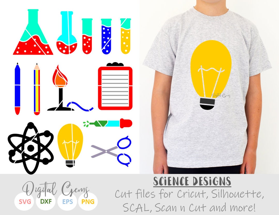 Chemistry, Science Svg / Dxf / Eps / Png Files. Digital Download ...