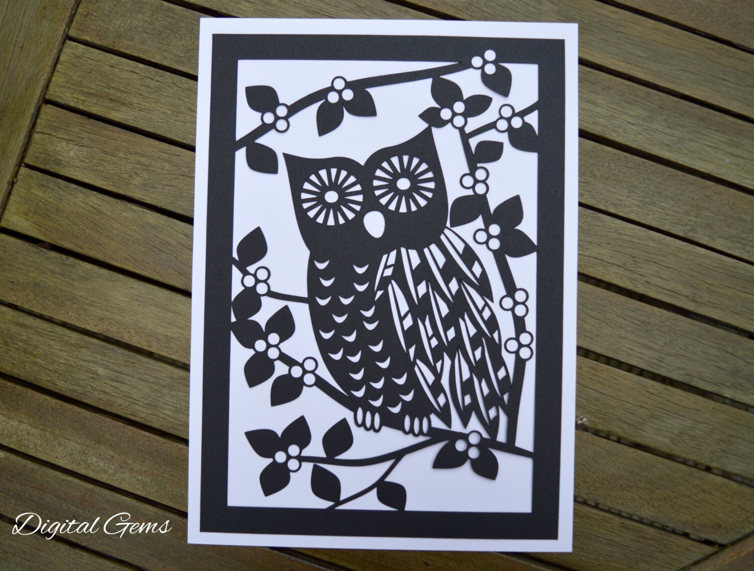 Owl Paper Cut Svg / Dxf / Eps / Files and Pdf / Png Printable - Etsy UK
