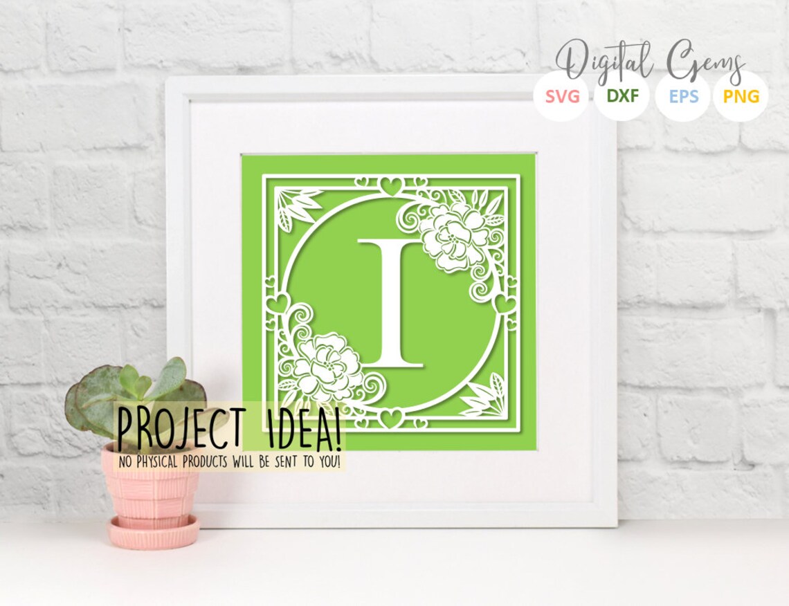 Alphabet Paper Cut Bundle Svg / Dxf / Eps / Png Files and Pdf - Etsy