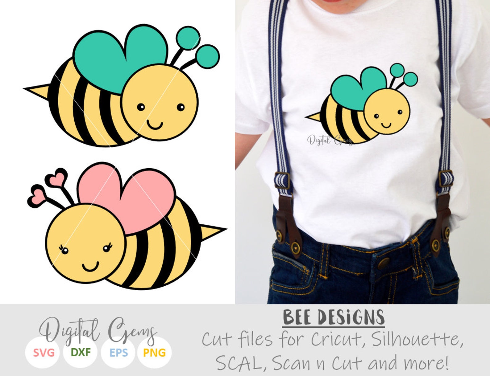 Bee Bees Svg / Dxf / Eps / Png Files. Digital Download. - Etsy