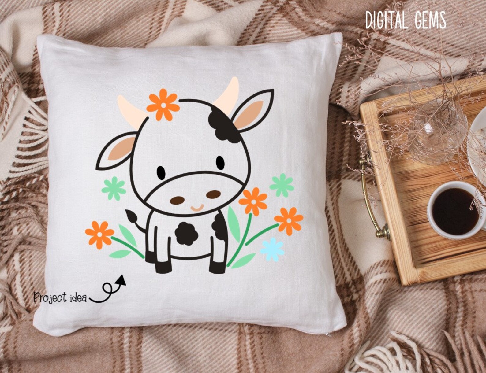 Cow svg / dxf / eps / png files. Digital download. Compatible | Etsy