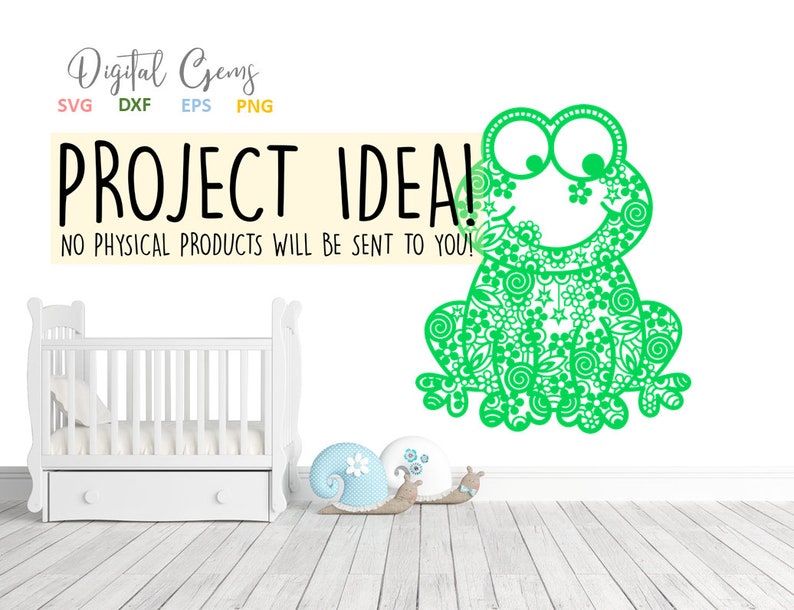 Zentangle Frog Paper Cut Svg / Dxf / Eps / Files and Pdf / Png - Etsy