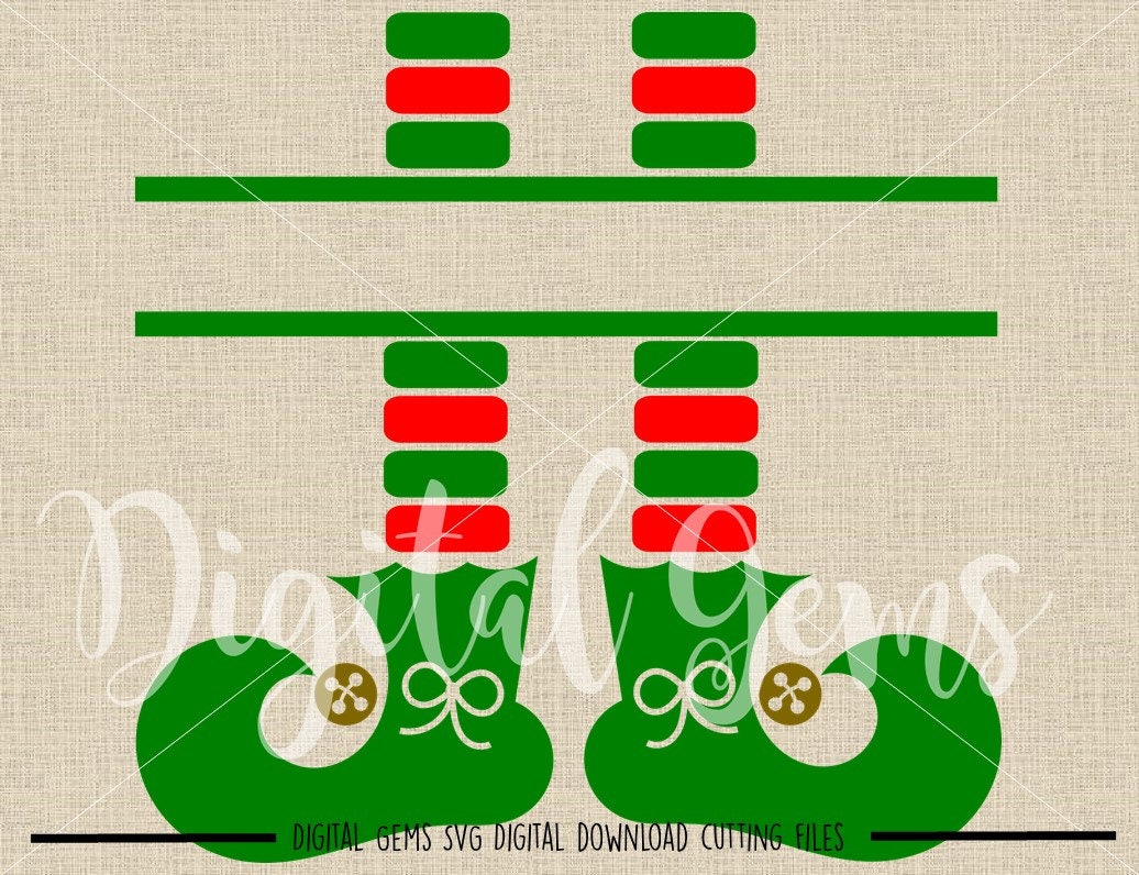 Elf Leg Design. Svg / Dxf / Eps / Png Files. Digital Download. - Etsy UK