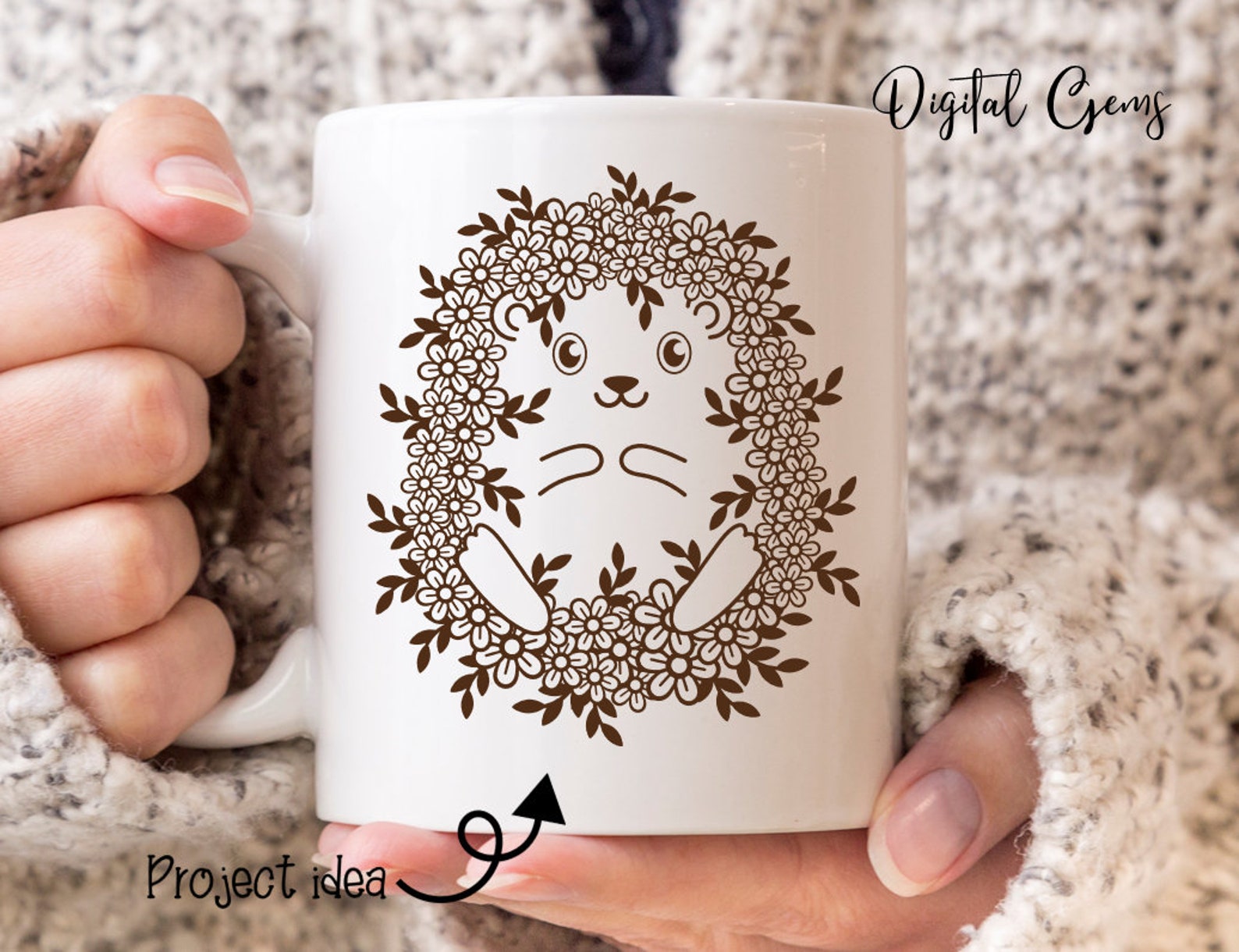 Hedgehog Svg / Dxf / Eps / Png Files. Digital Download. Compatible With ...