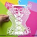 Burlesque Corset Paper Cut Svg / Dxf / Eps / Files and Pdf / Png ...