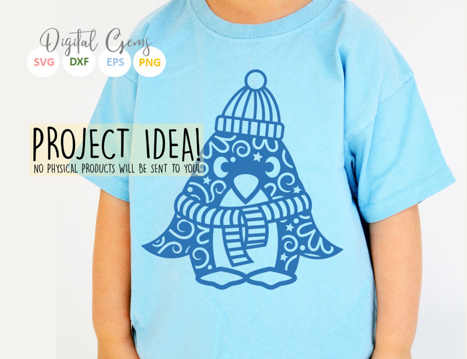 Penguin Paper Cut Svg / Dxf / Eps / Files and Pdf / Png | Etsy