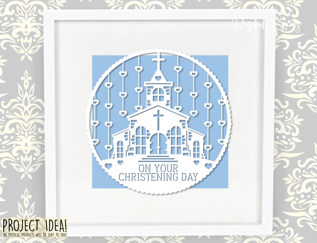 Church paper cut design bundle. svg / dxf / eps / png files | Etsy
