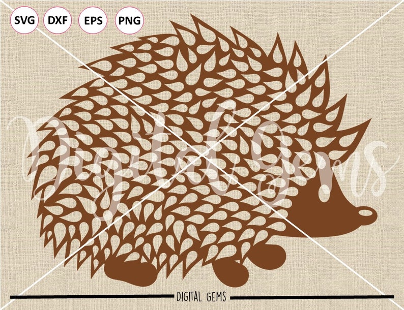 Hedgehog Svg / Dxf / Eps / Png Files. Digital Download. Compatible With ...