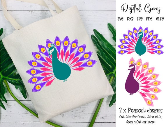 Peacock Svg / Dxf / Eps / Png Files. Digital Download. | Etsy