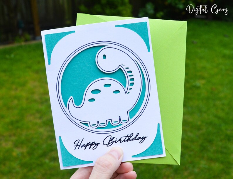Birthday Card Designs Svg Dxf Eps Files Digital Etsy