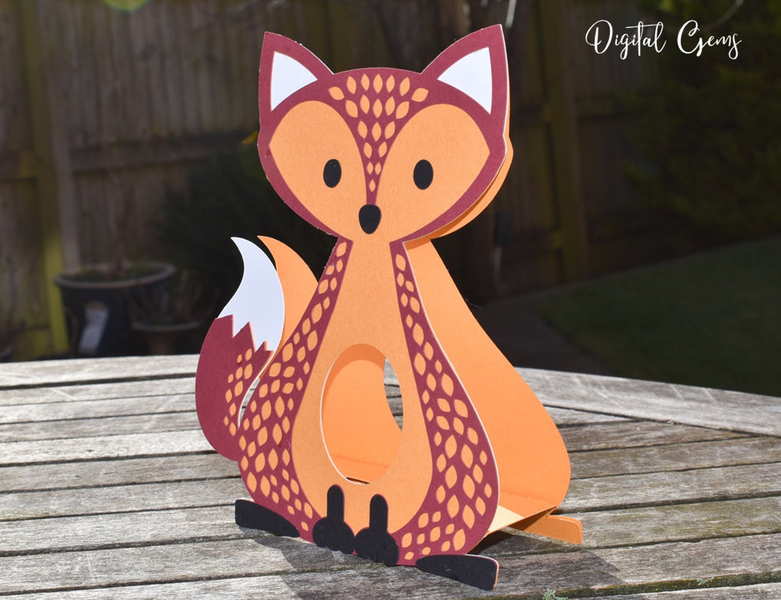 Fox Egg Holder Design Easter Svg / Dxf / Eps Files. Digital | Etsy