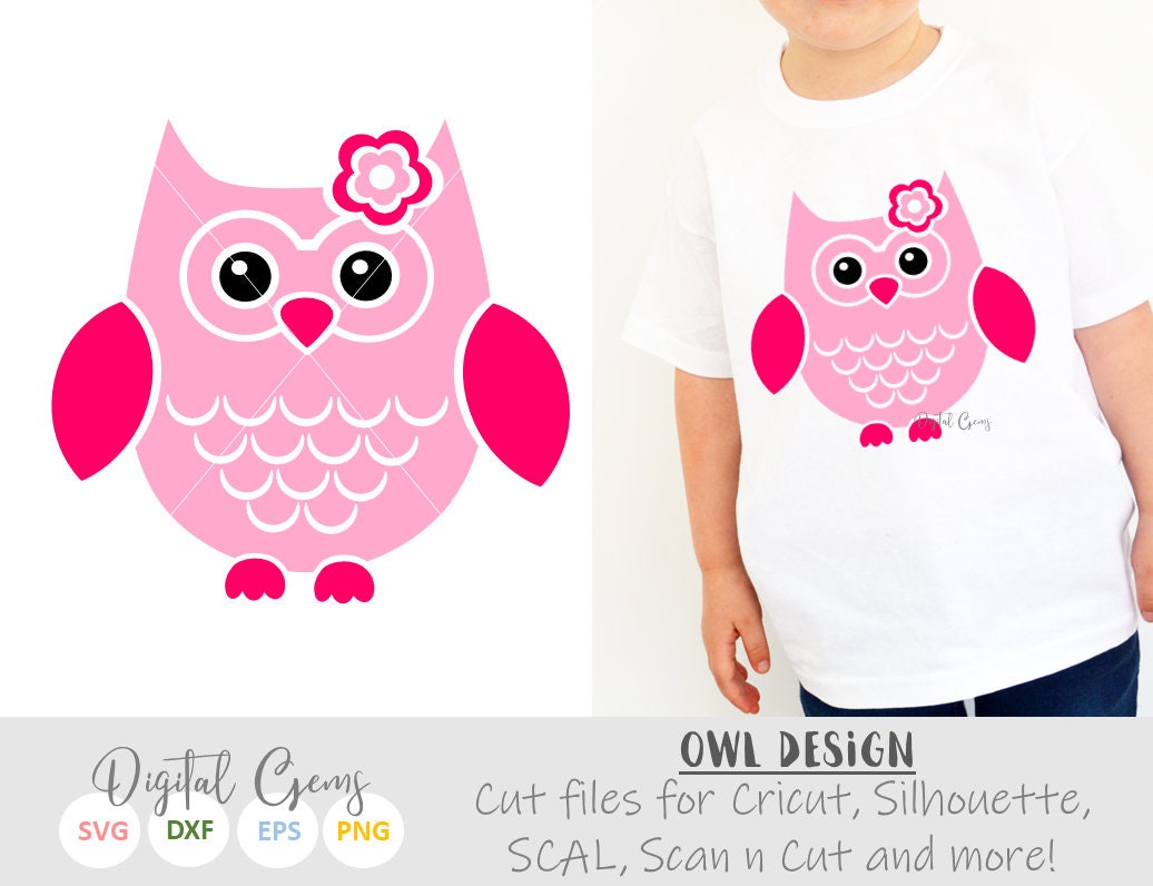 Owl Svg / Dxf / Eps / Png Files. Digital Download. Compatible With ...