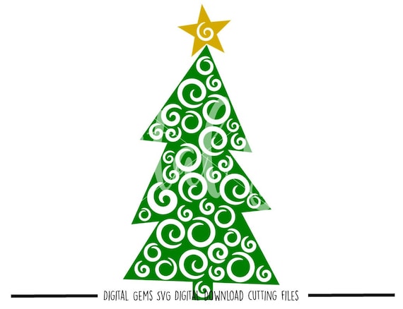 Christmas Tree Svg / Dxf / Eps / Png Files. Digital Download. | Etsy