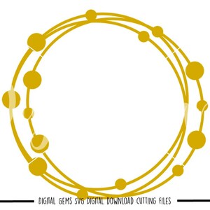 Monogram Frame Svg / Dxf / Eps / Png Files. Digital Download ...