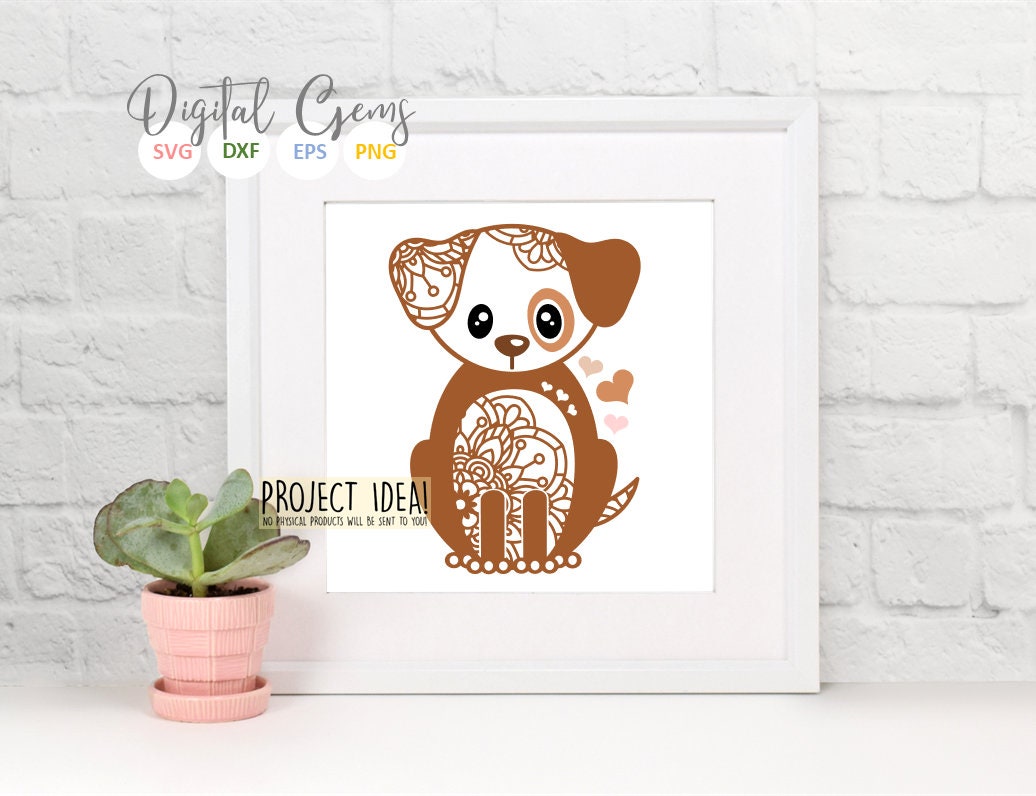 Dog Svg / Dxf / Eps / Png Files. Digital Download. Compatible With ...