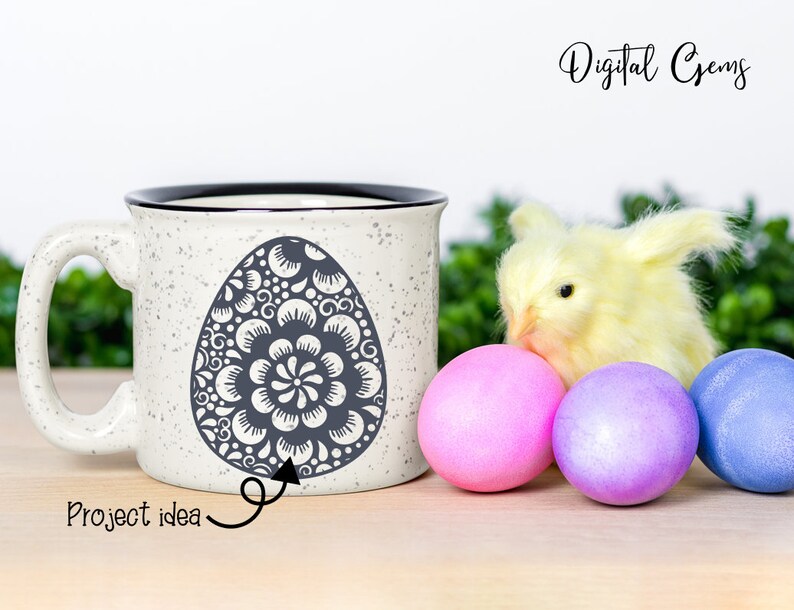 Easter Egg Svg / Dxf / Eps / Png Files. Digital Download. Compatible ...